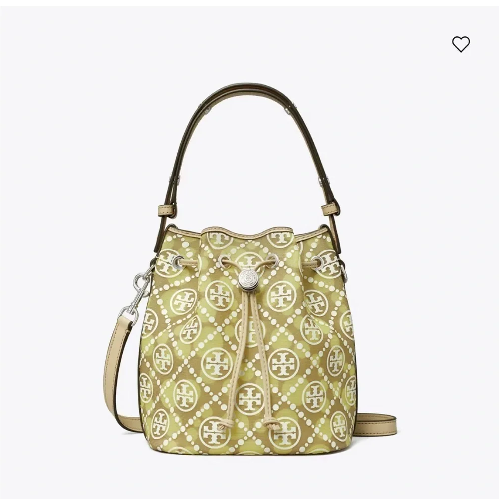 Tory Burch | Bags | Tory Burch T Monogram Mesh Dot Bucket Bag | Poshmark